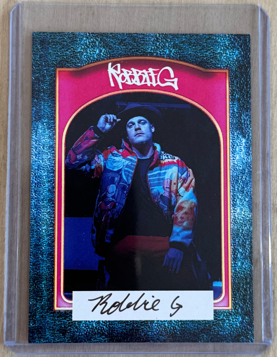 Robbie G Autographed Card – robbieGmerch